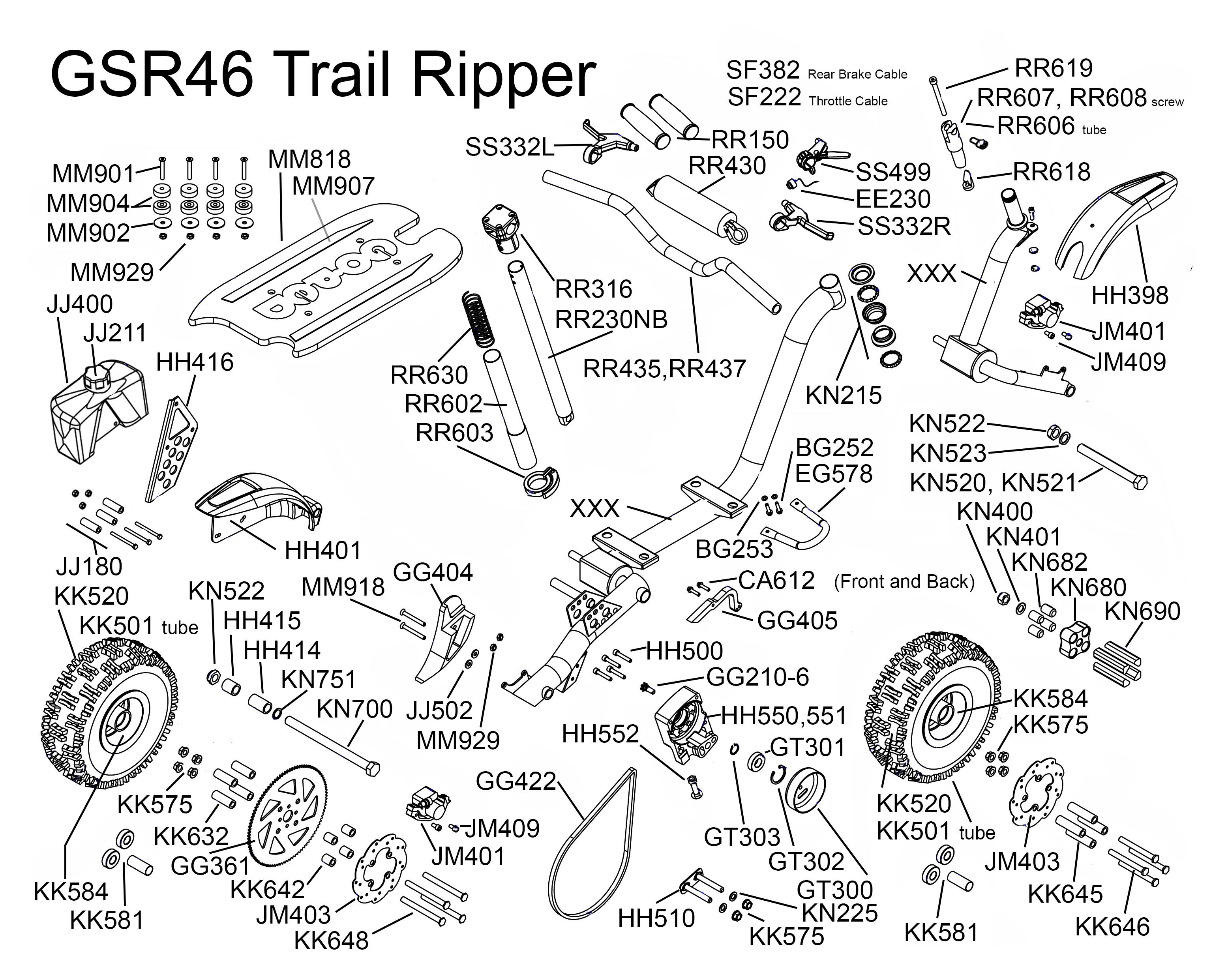 Trail Ripper Diagram