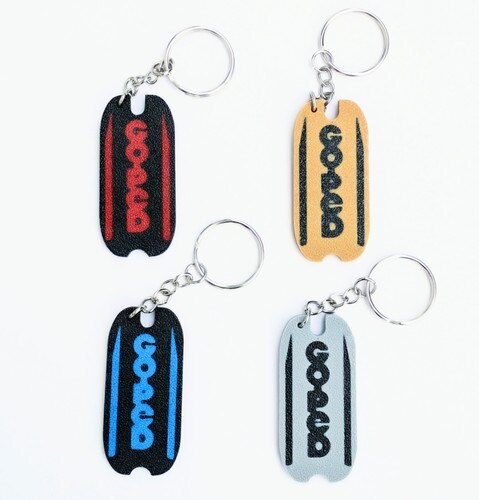 Colored Go-Ped Deck Key Chain