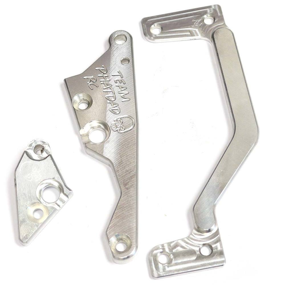 PhatDad Billet Engine Brace Kit for HPI Baja 5B/5T SILVER