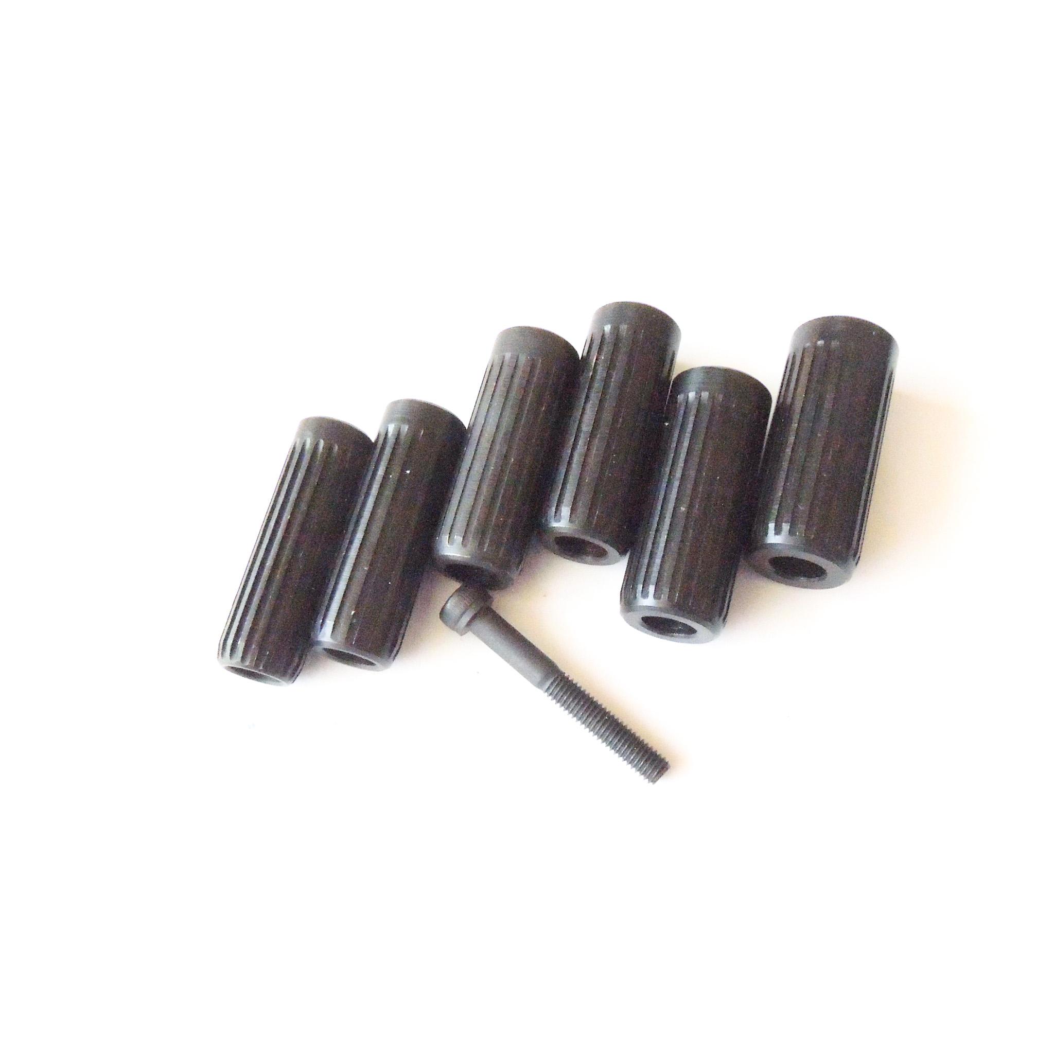 Black Magic Go-Ped Sport Spindle with M6 x 45 Bolt